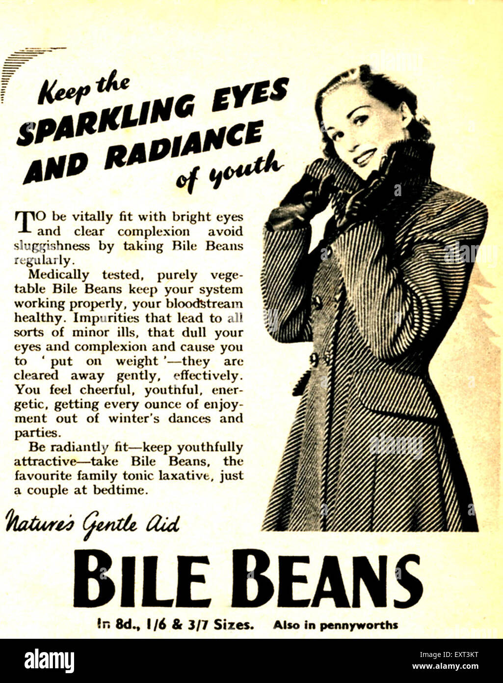 1950s uk bile beans magazine hi-res stock photography and images - Alamy