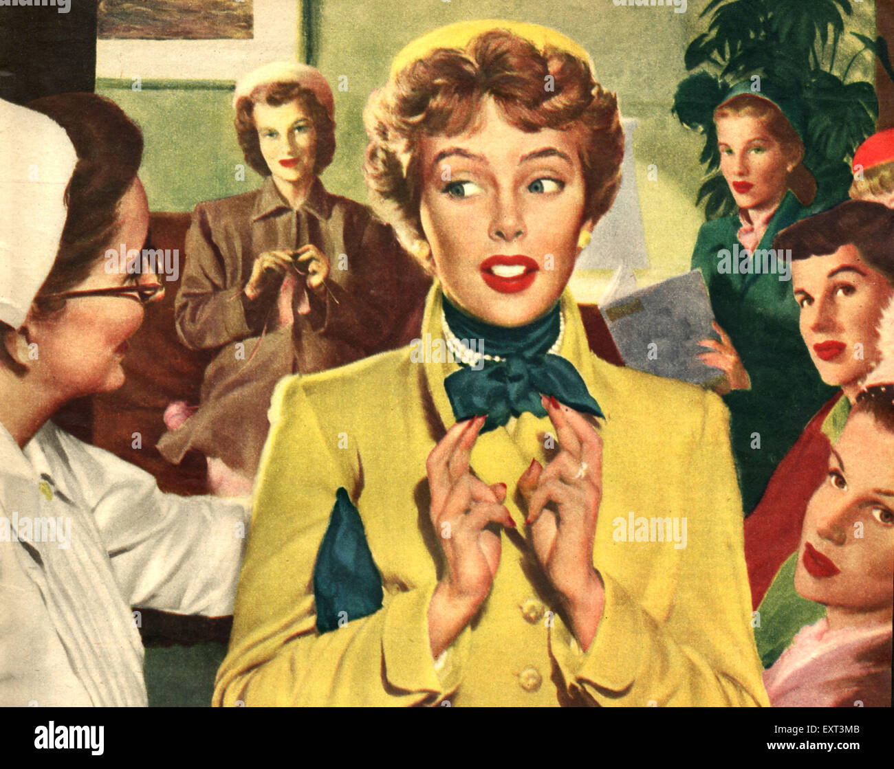 1950s woman hi-res stock photography and images - Alamy