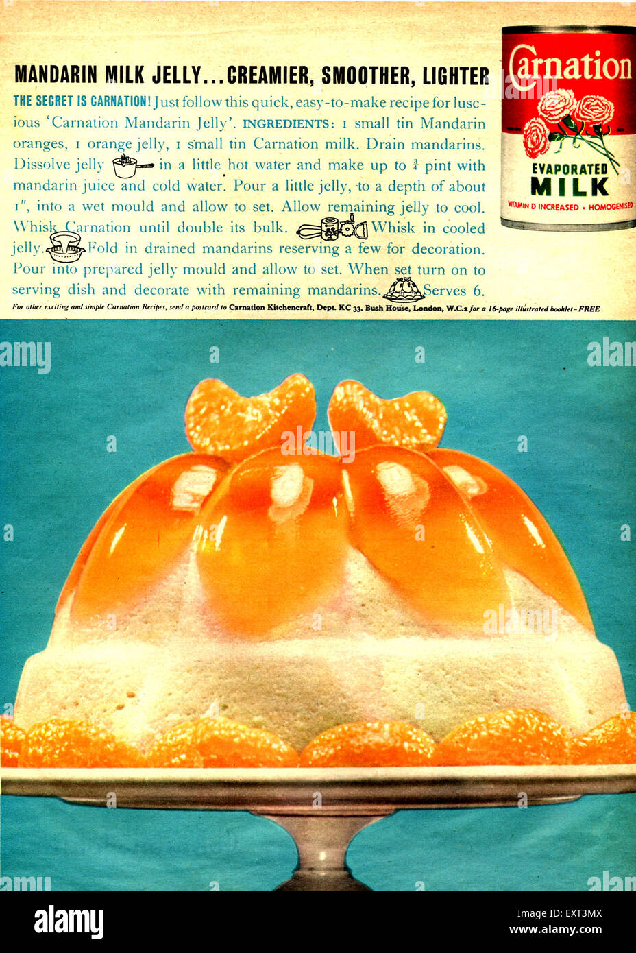 1960s uk milk magazine advert hi-res stock photography and images - Alamy