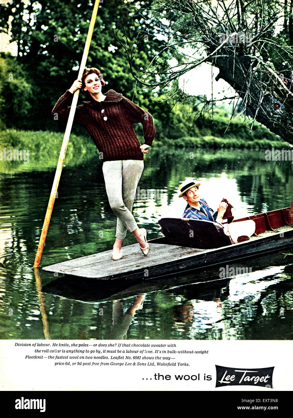 1960s UK Lee Target Magazine Advert Stock Photo - Alamy