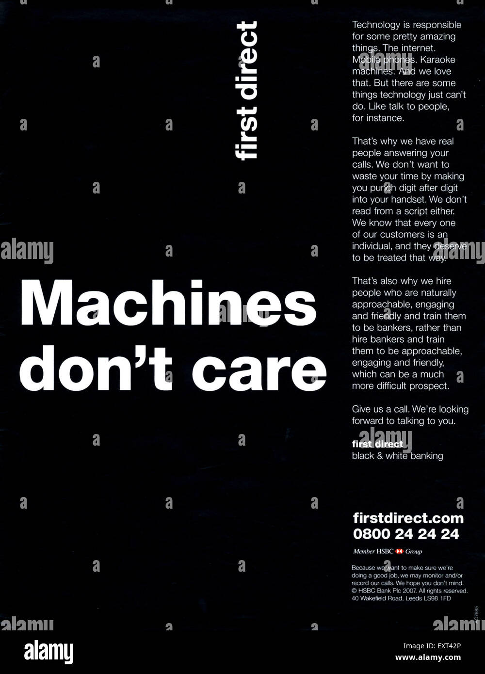 First direct banking hi-res stock photography and images - Alamy