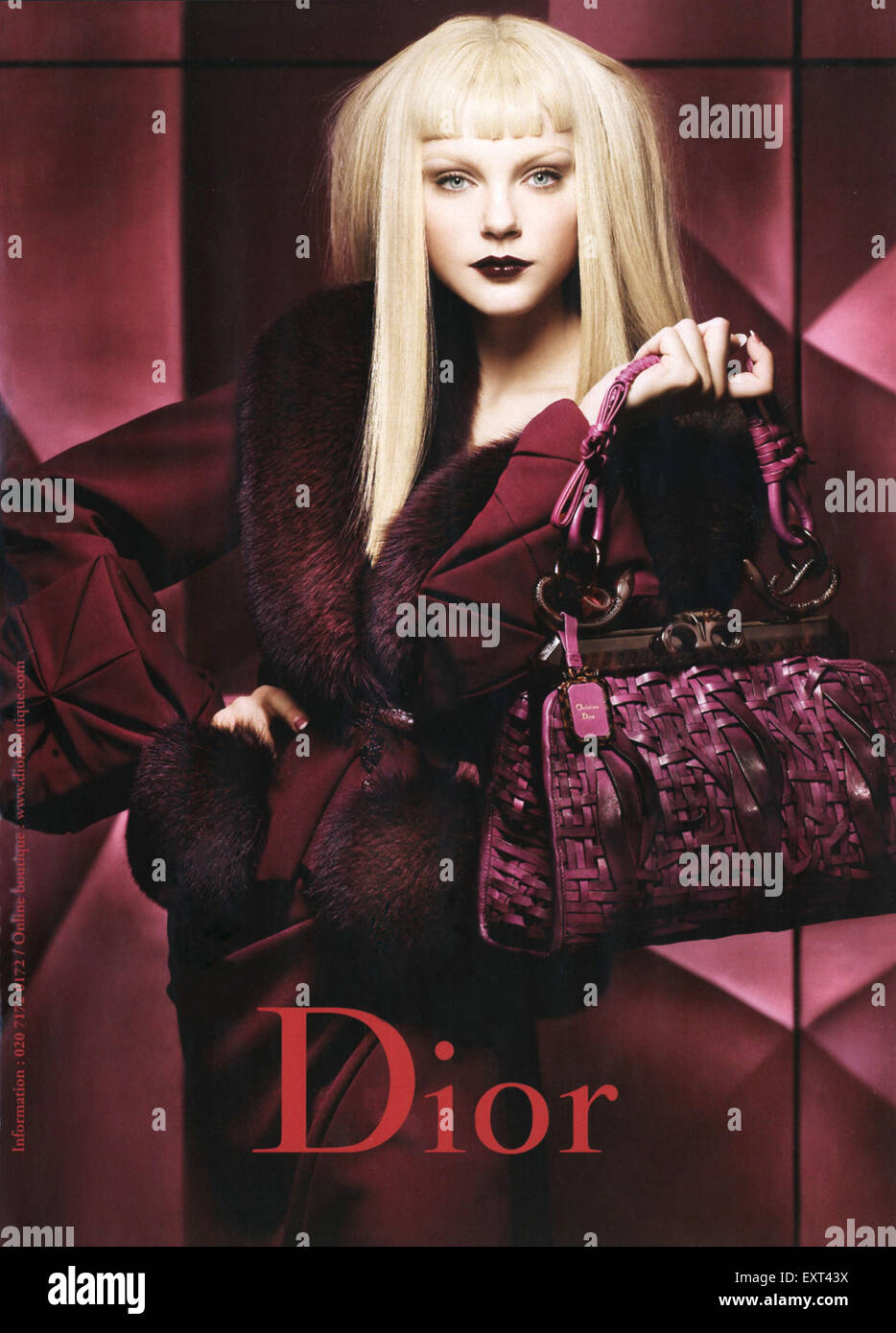 2000s UK Christian Dior Magazine Advert Stock Photo - Alamy