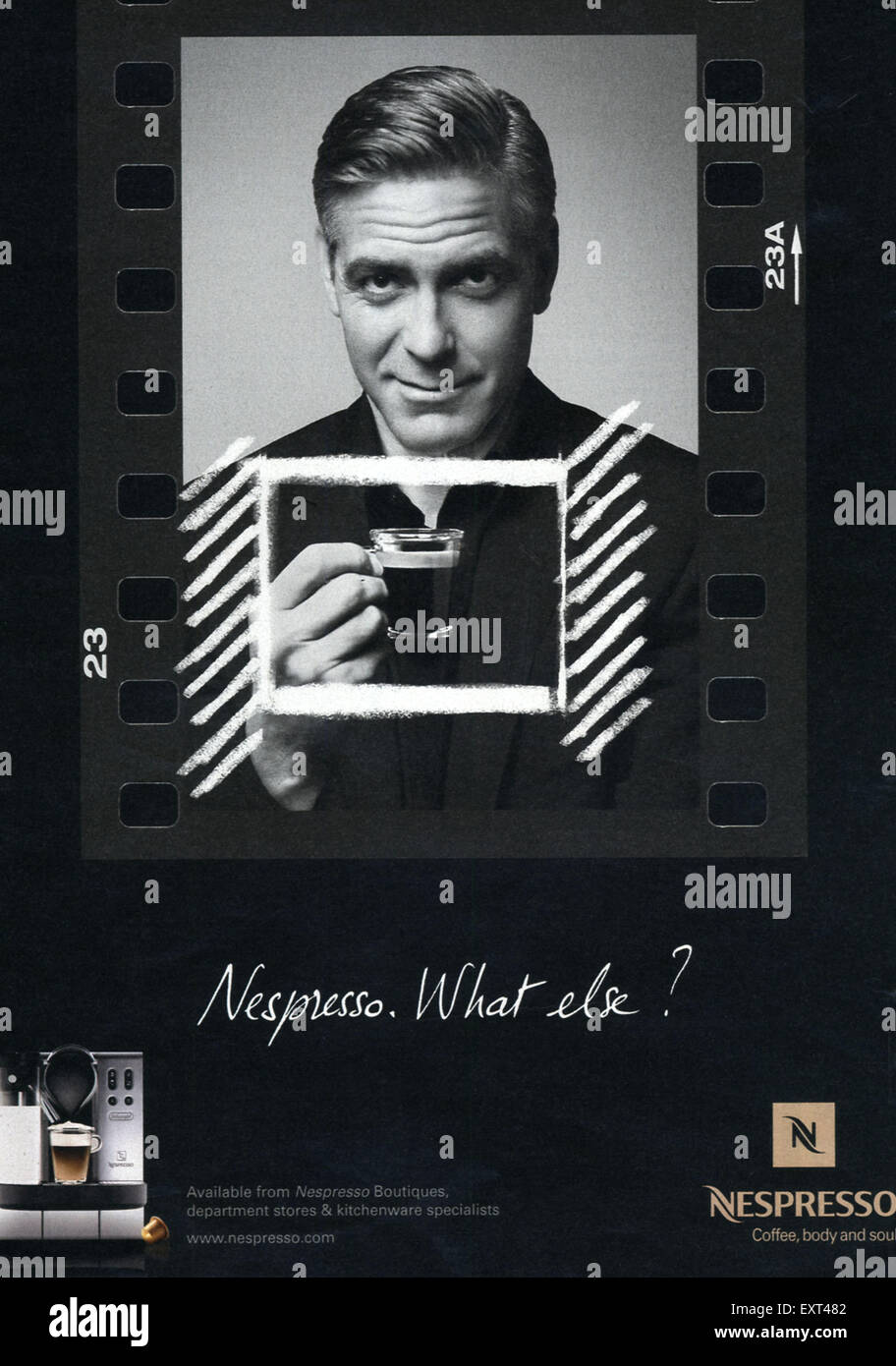 2000s UK Nespresso Magazine Advert Stock Photo - Alamy