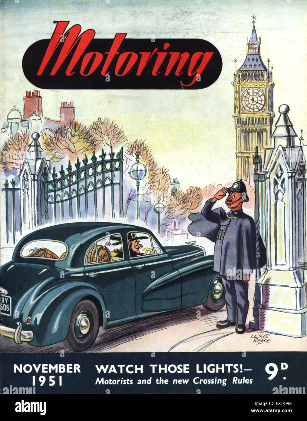 1950s UK Motoring Magazine Cover Stock Photo - Alamy