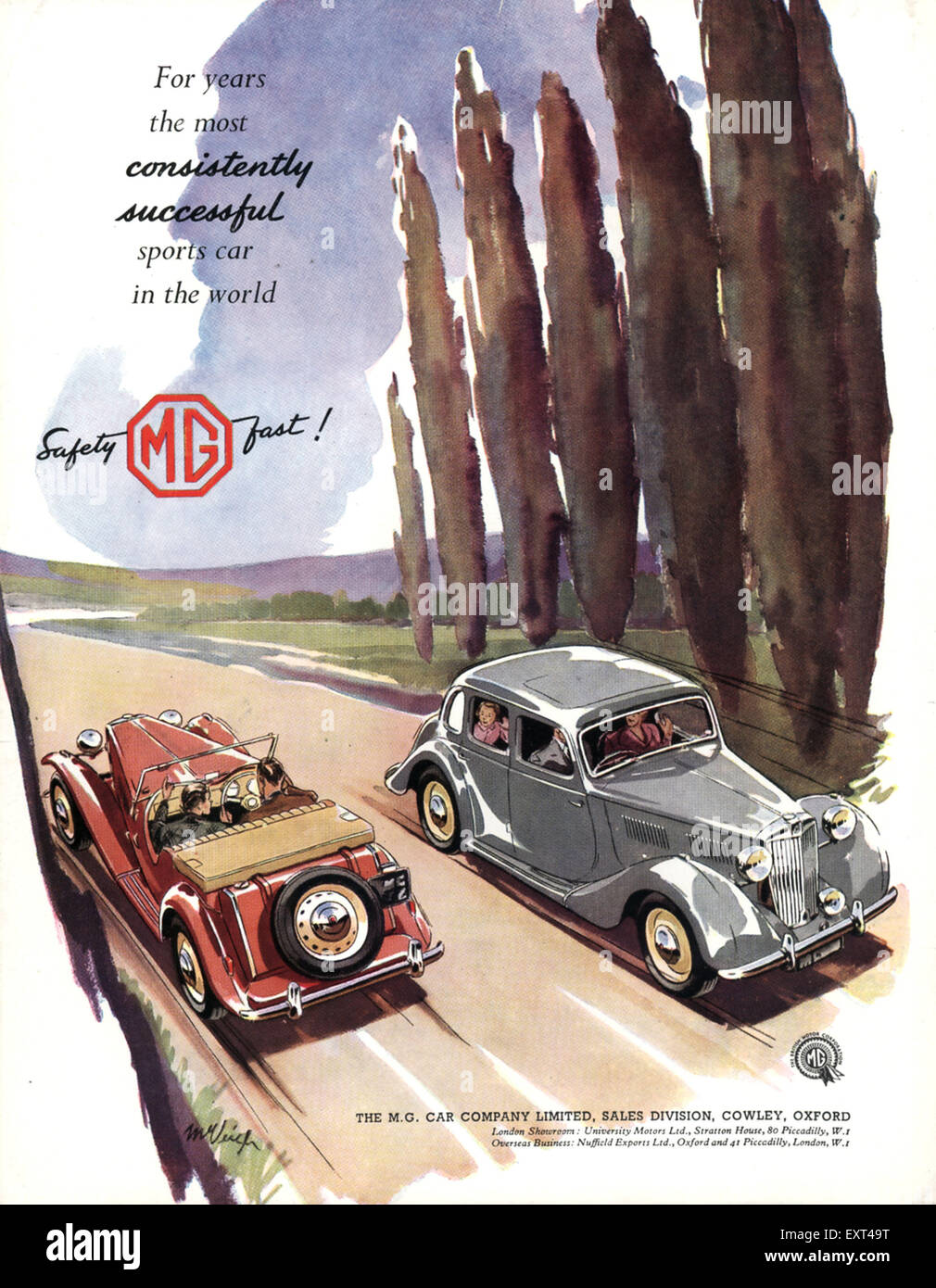 Mg Cars Advert High Resolution Stock Photography and Images - Alamy