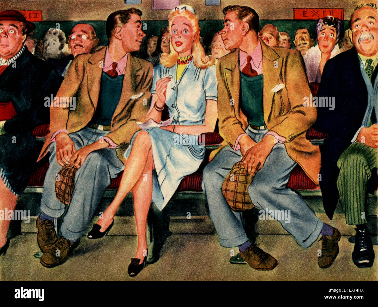 1940s UK Rivals in Romance Magazine Plate Stock Photo - Alamy