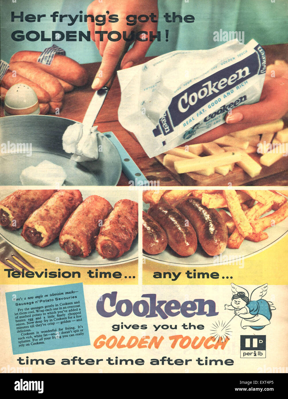 1960s uk cookeen magazine advert hi-res stock photography and images ...