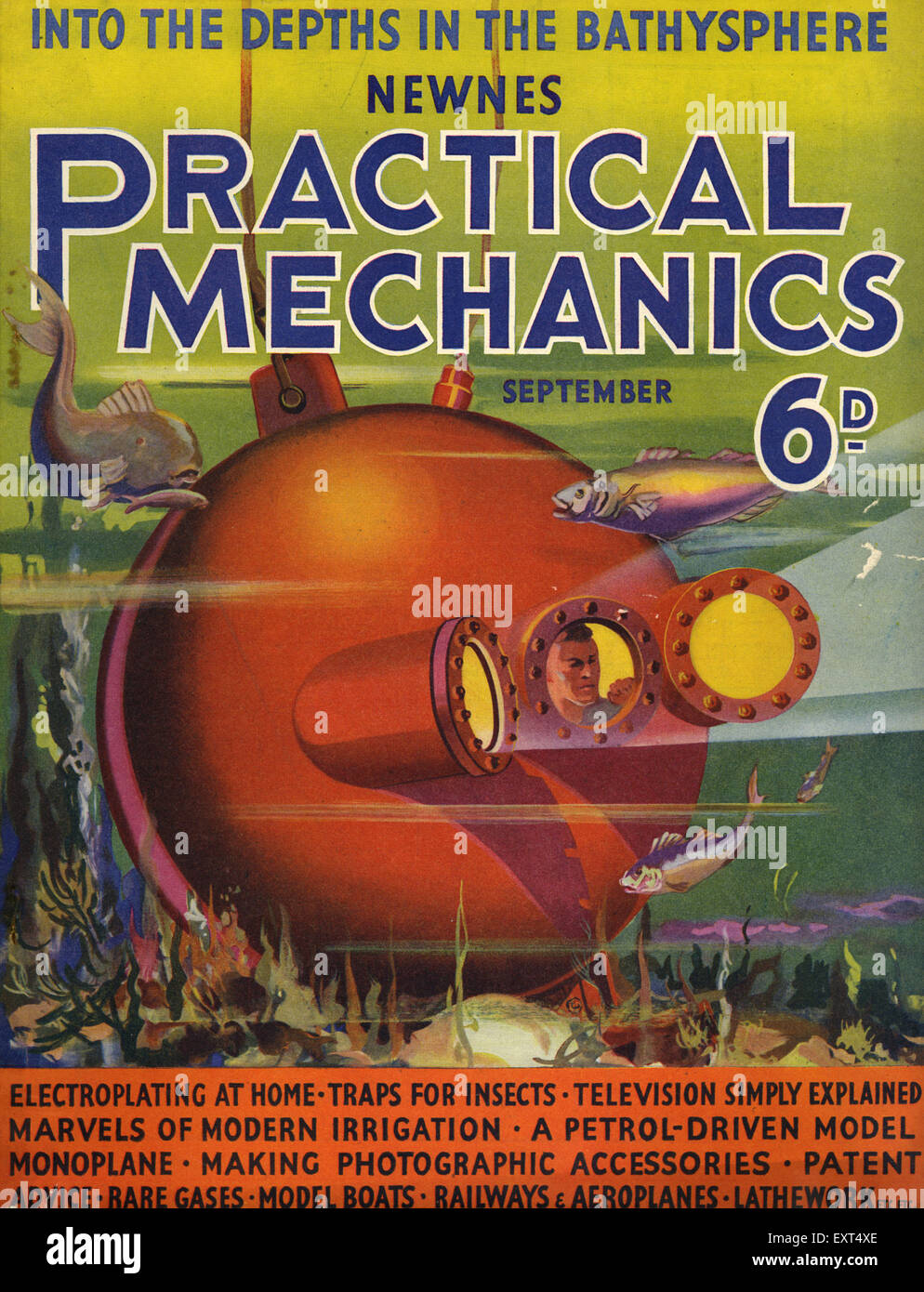 1930s UK Practical Mechanics Magazine Cover Stock Photo - Alamy