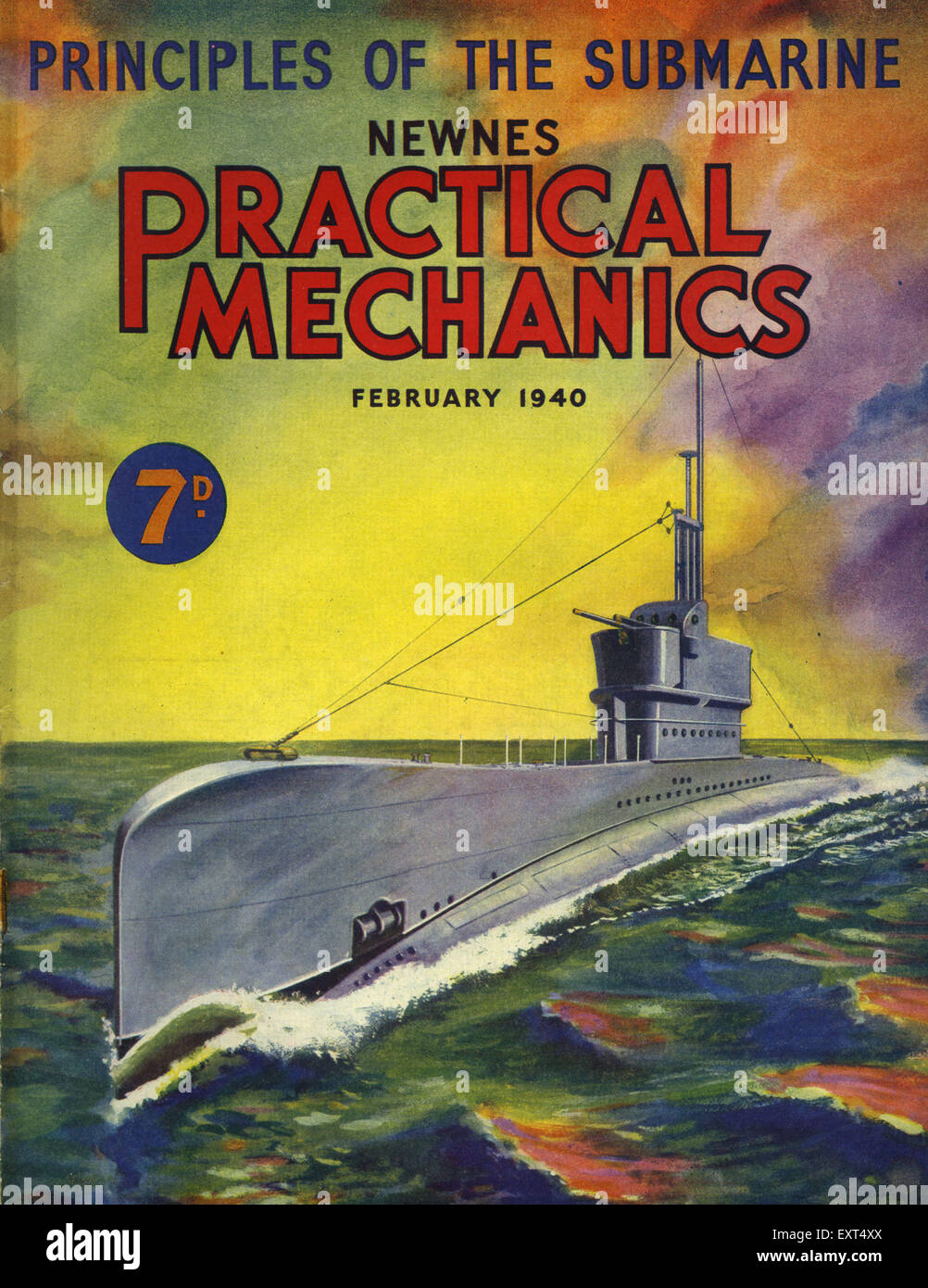 1940s UK Practical Mechanics Magazine Cover Stock Photo - Alamy