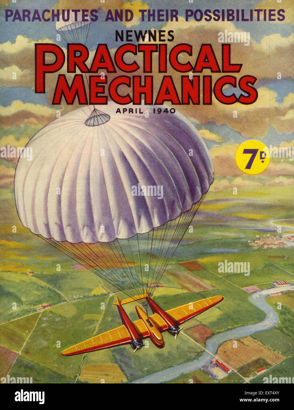 1940s UK Practical Mechanics Magazine Cover Stock Photo - Alamy