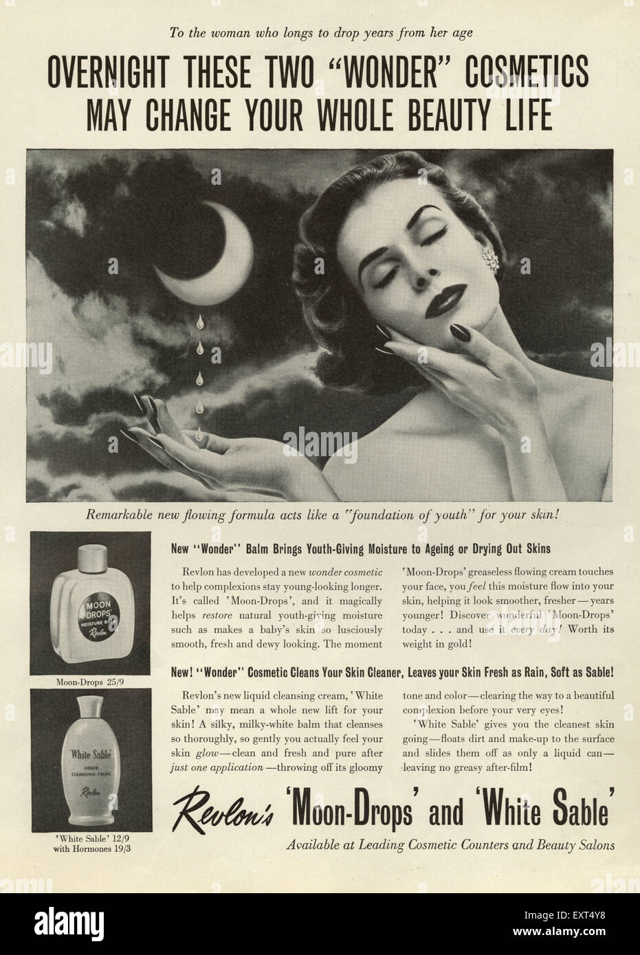 1930s UK Revlon Magazine Advert Stock Photo - Alamy