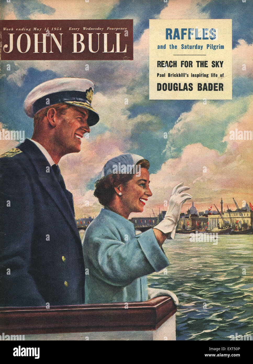 1950s UK John Bull Magazine Cover Stock Photo - Alamy