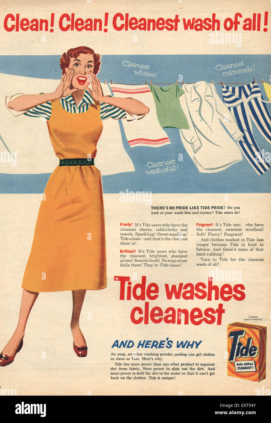 Tide detergent powder hi-res stock photography and images - Alamy