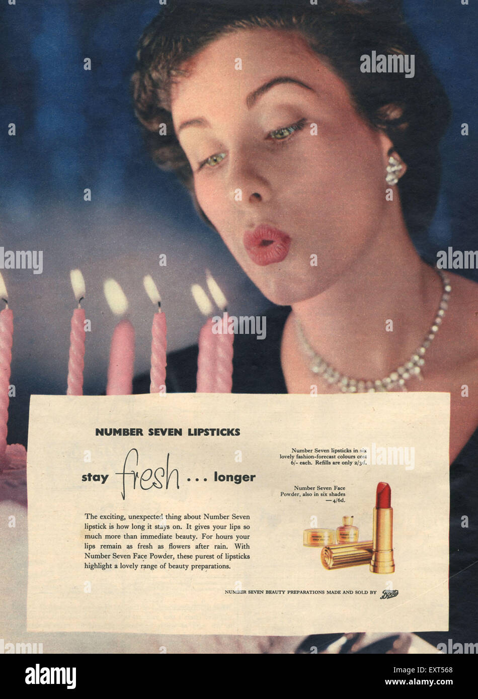 No7 advert hi-res stock photography and images - Alamy