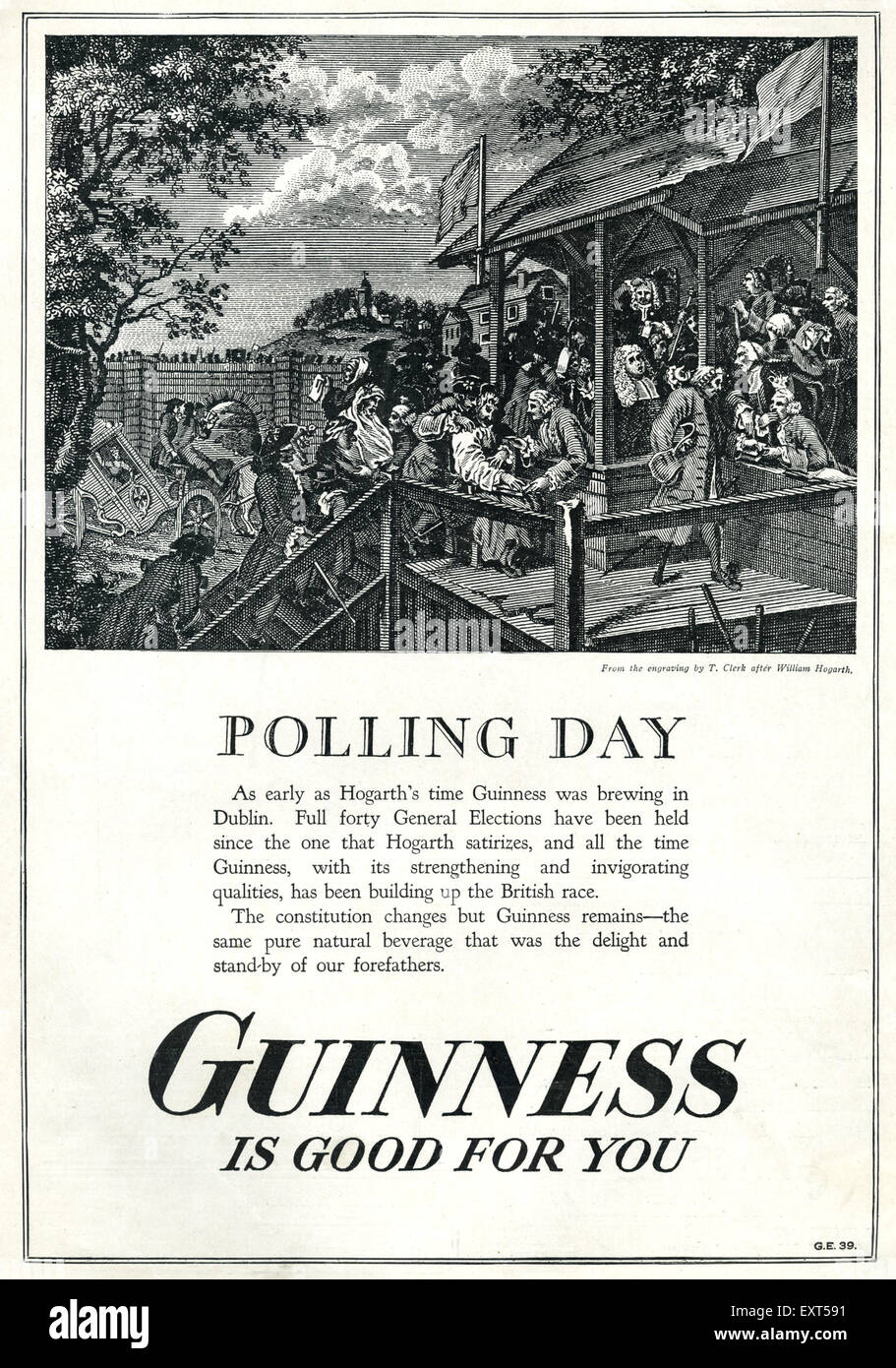 1920s UK Guinness Magazine Advert Stock Photo - Alamy