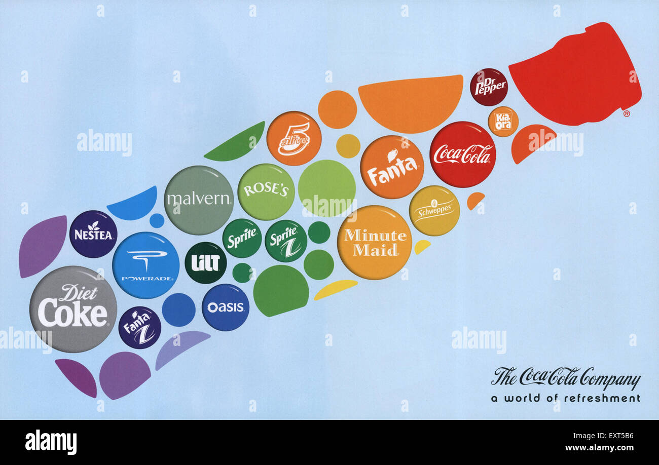 2000s UK Coca Cola Magazine Advert Stock Photo - Alamy