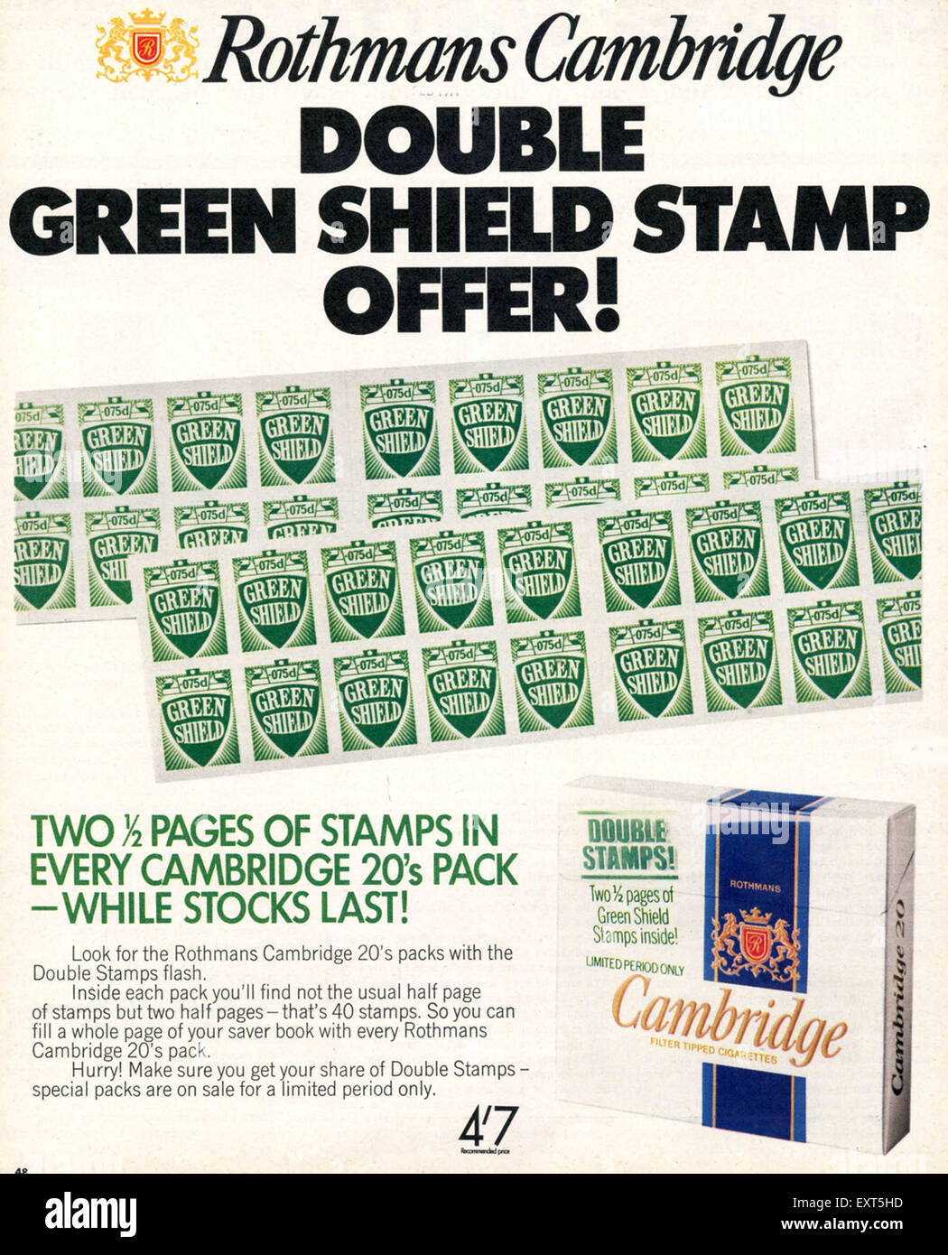 Stamps advert hi-res stock photography and images - Alamy