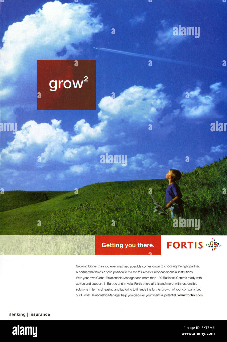 2000s UK Fortis Magazine Advert Stock Photo - Alamy