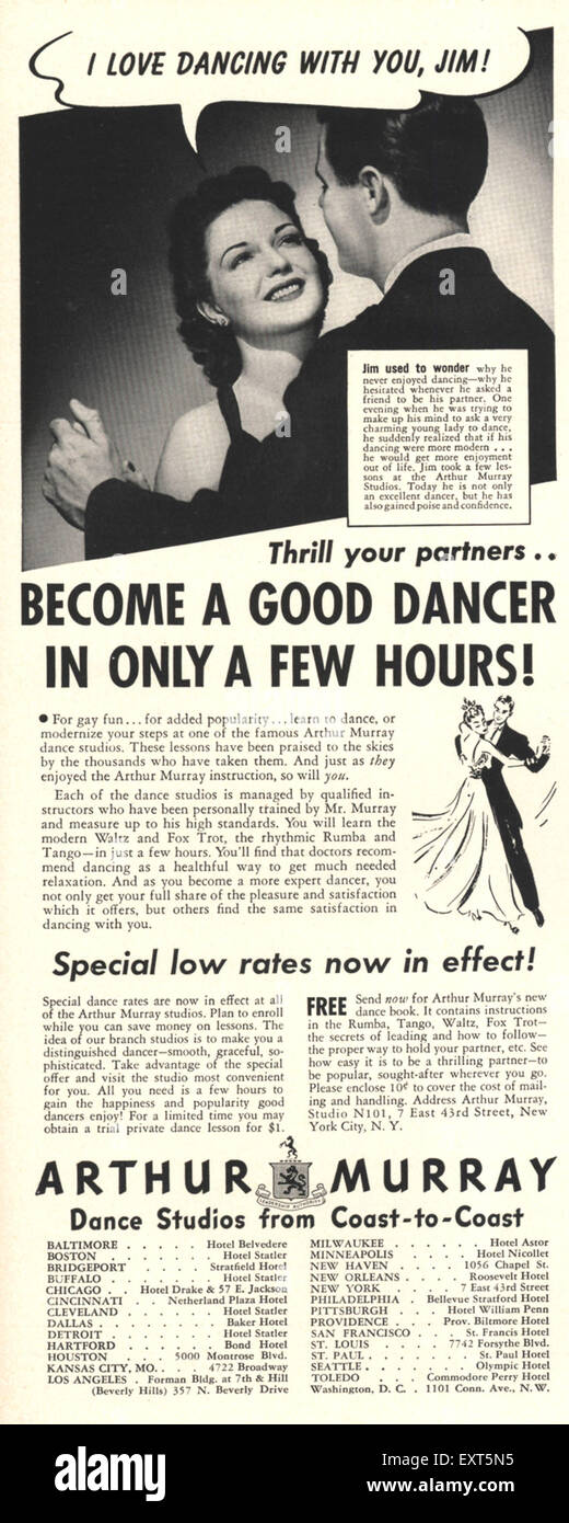 Arthur murray dance hi-res stock photography and images - Alamy