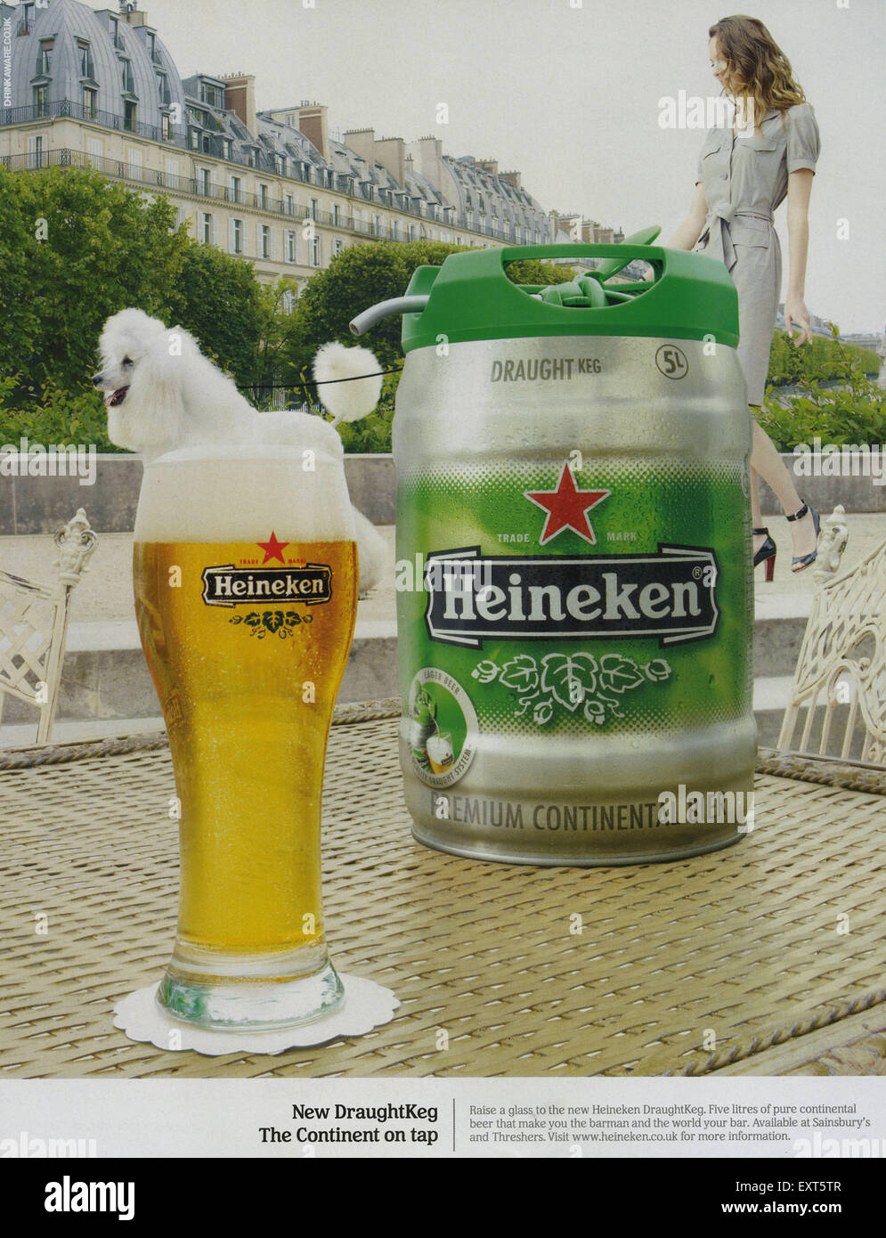 2000s UK Heineken Magazine Advert Stock Photo - Alamy