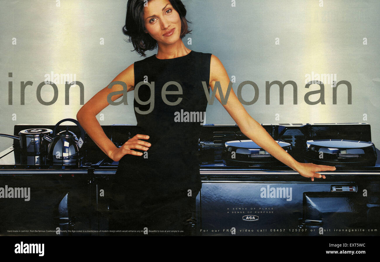 2000s UK Aga Magazine Advert Stock Photo - Alamy