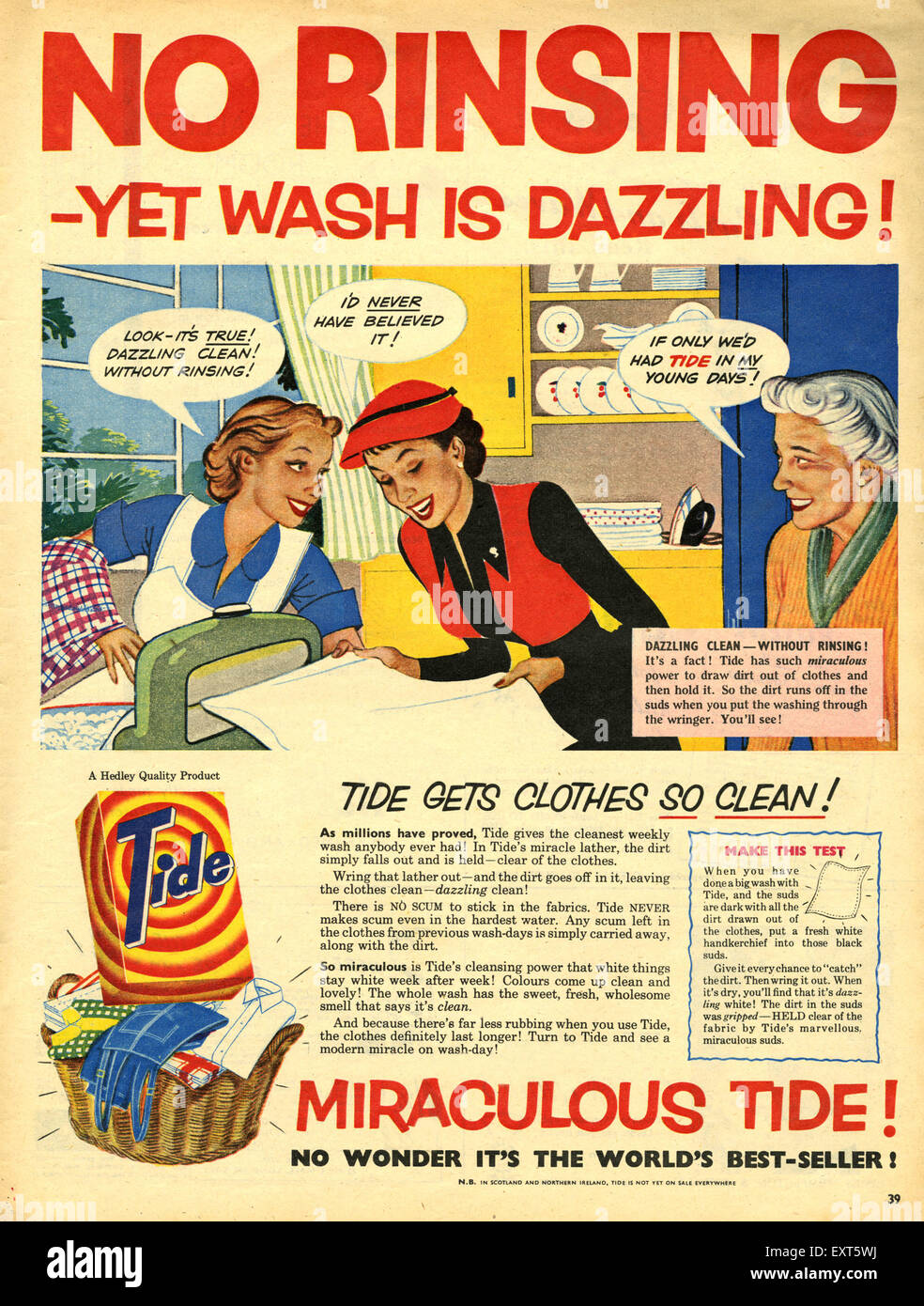 Tide Advert High Resolution Stock Photography and Images - Alamy