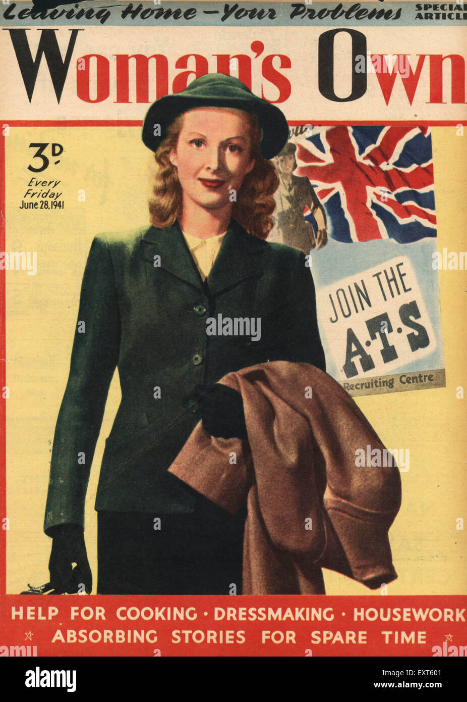 1940s UK Womans Own Magazine Cover Stock Photo - Alamy