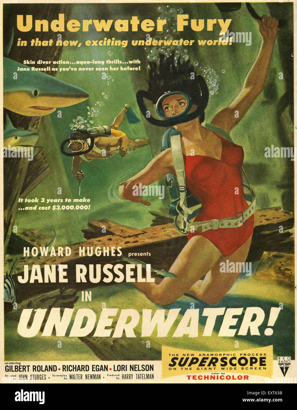 1950s diving hi-res stock photography and images - Alamy