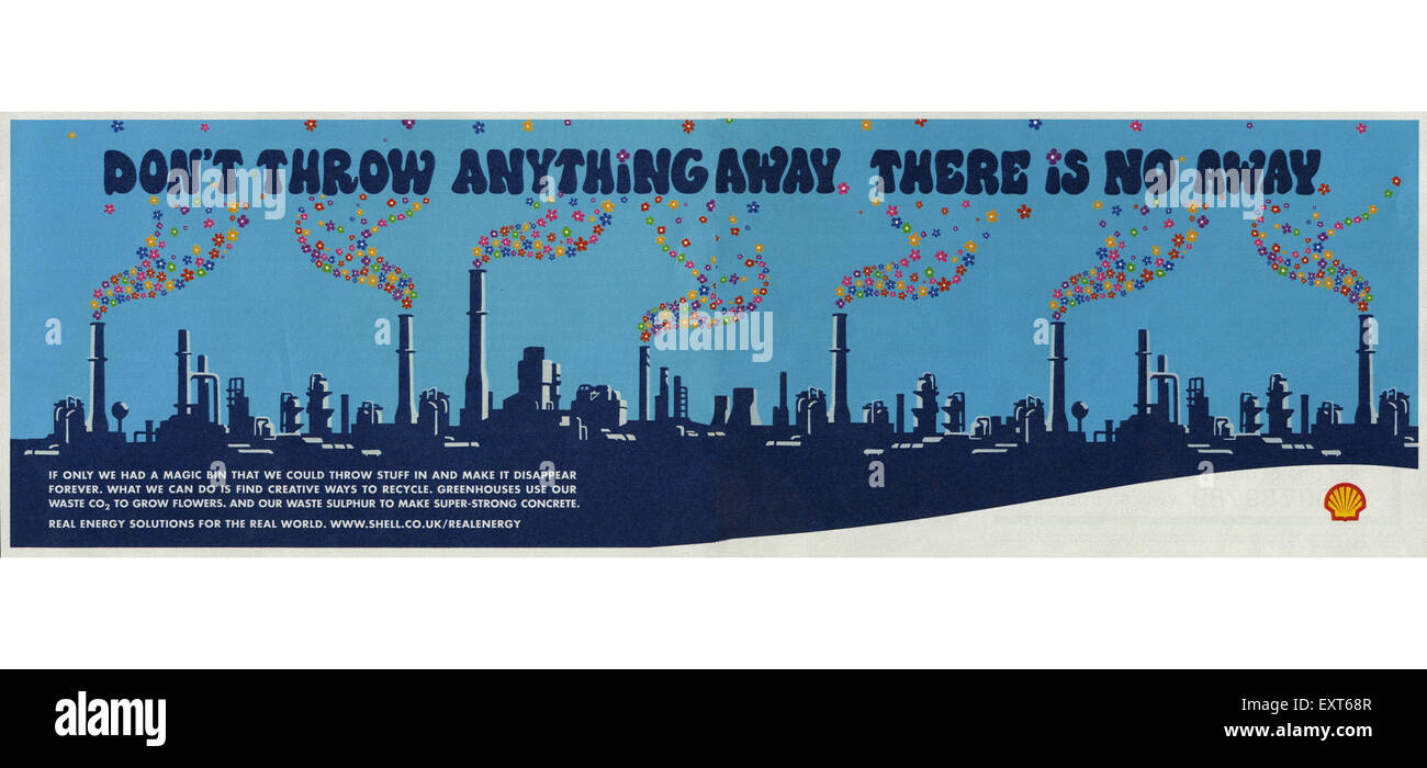 2000s UK Shell Magazine Advert Stock Photo - Alamy