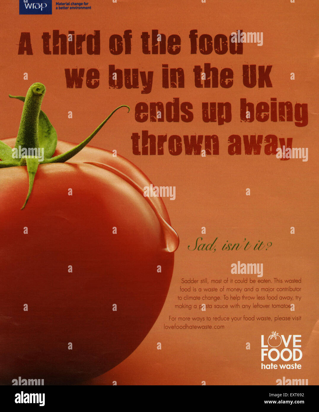 2000s UK Wrap Magazine Advert Stock Photo - Alamy