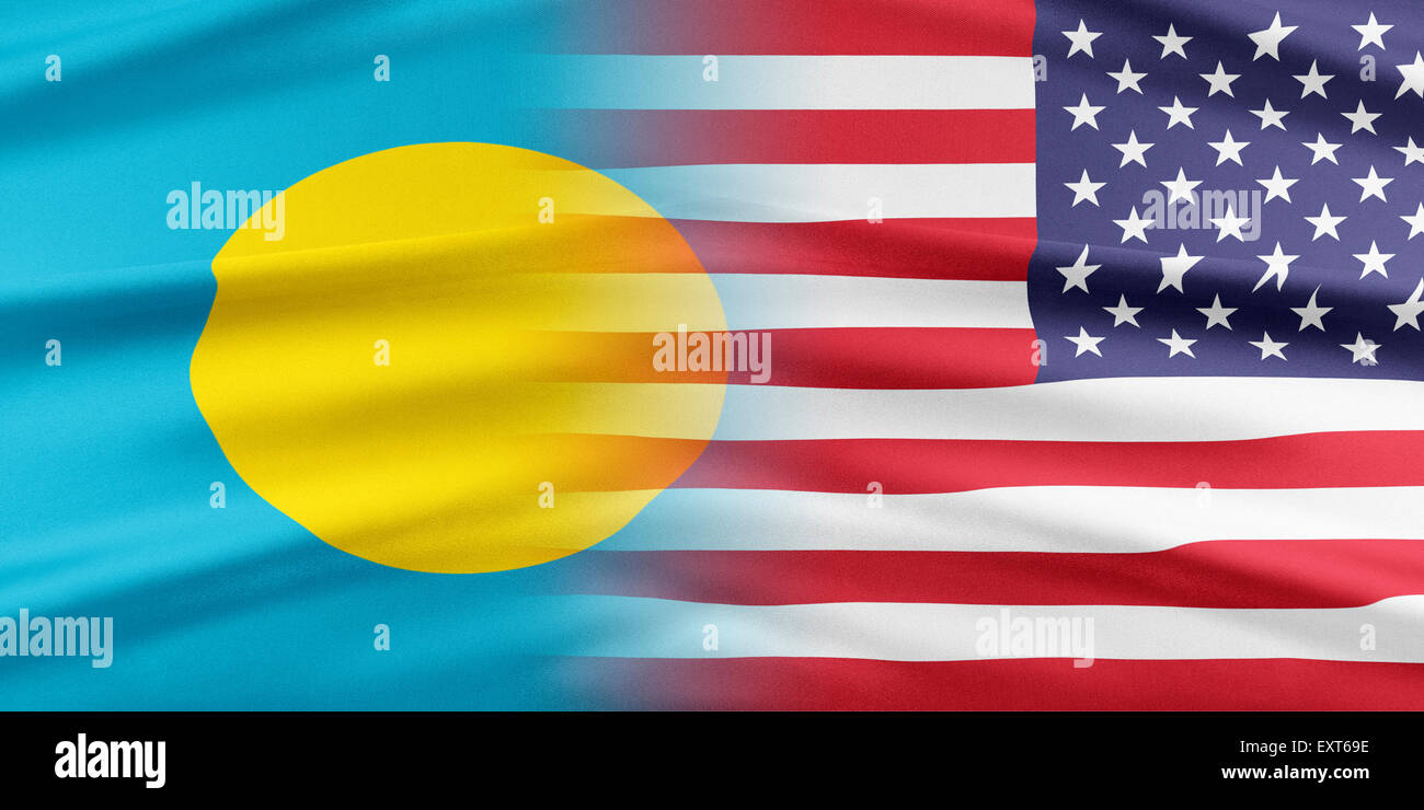 USA and Palau Stock Photo - Alamy