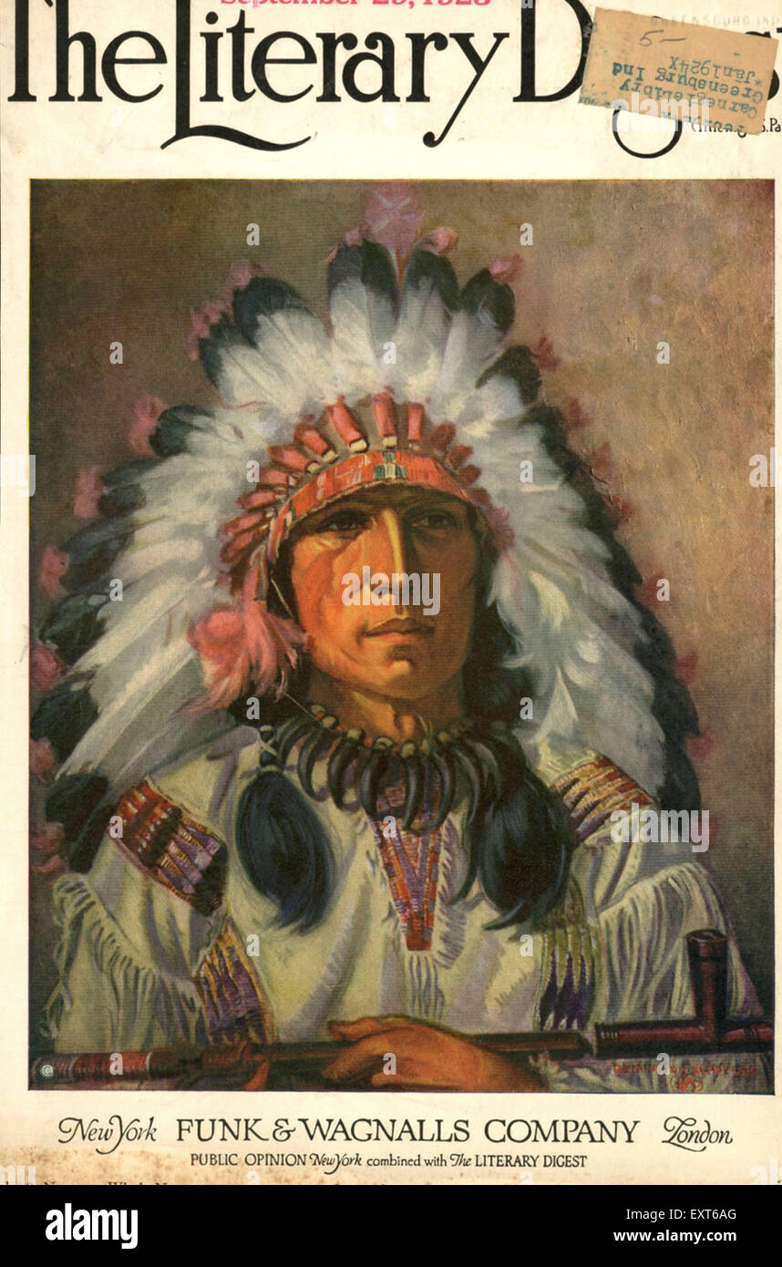 Literary digest magazine cover hi-res stock photography and images - Alamy