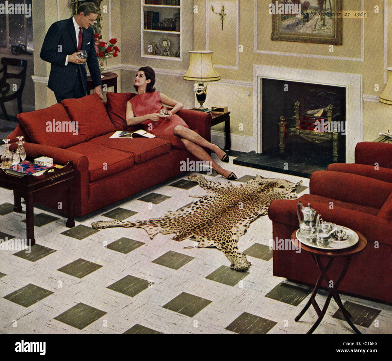 1960s UK Marley Magazine Advert Stock Photo - Alamy