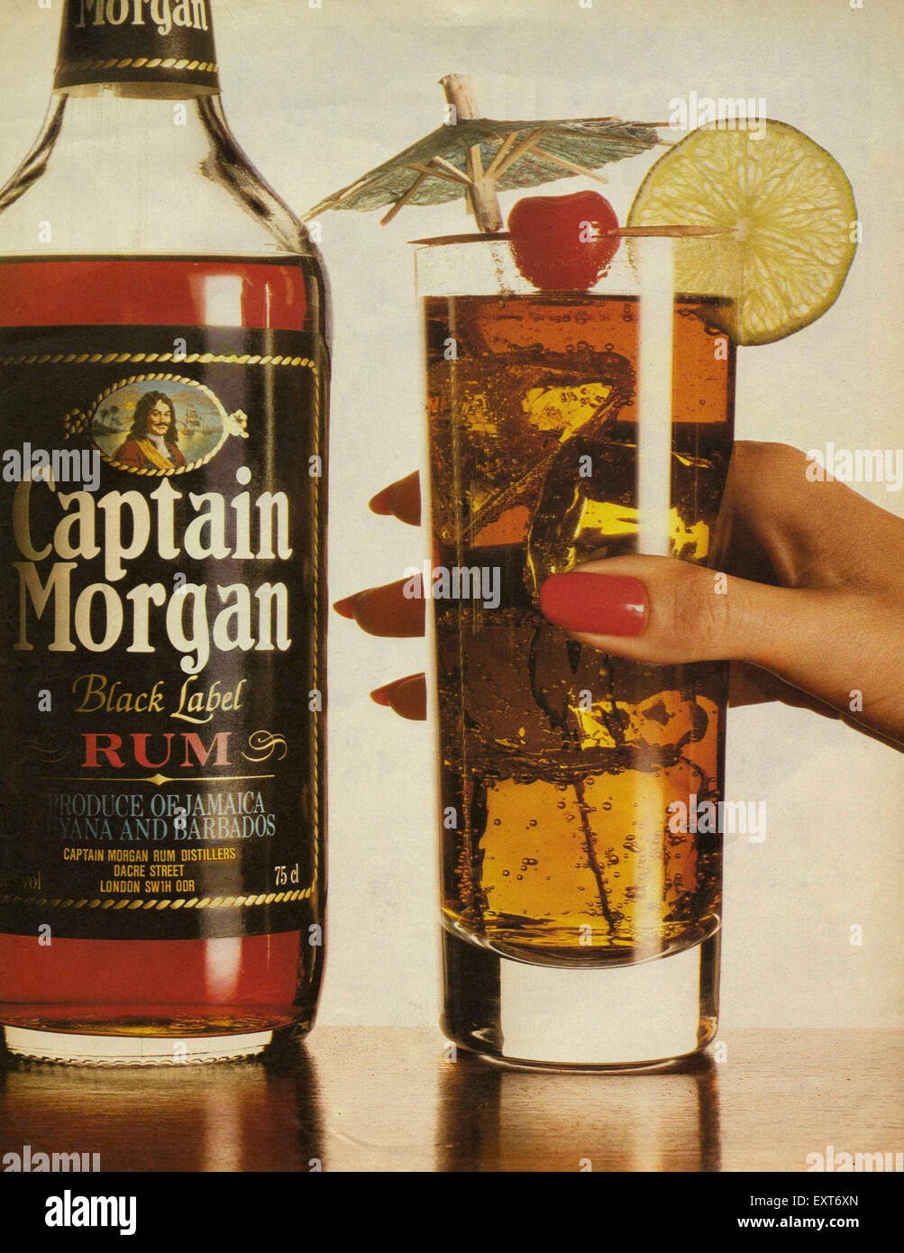 Alcohol uk advert 1980s hi-res stock photography and images - Alamy