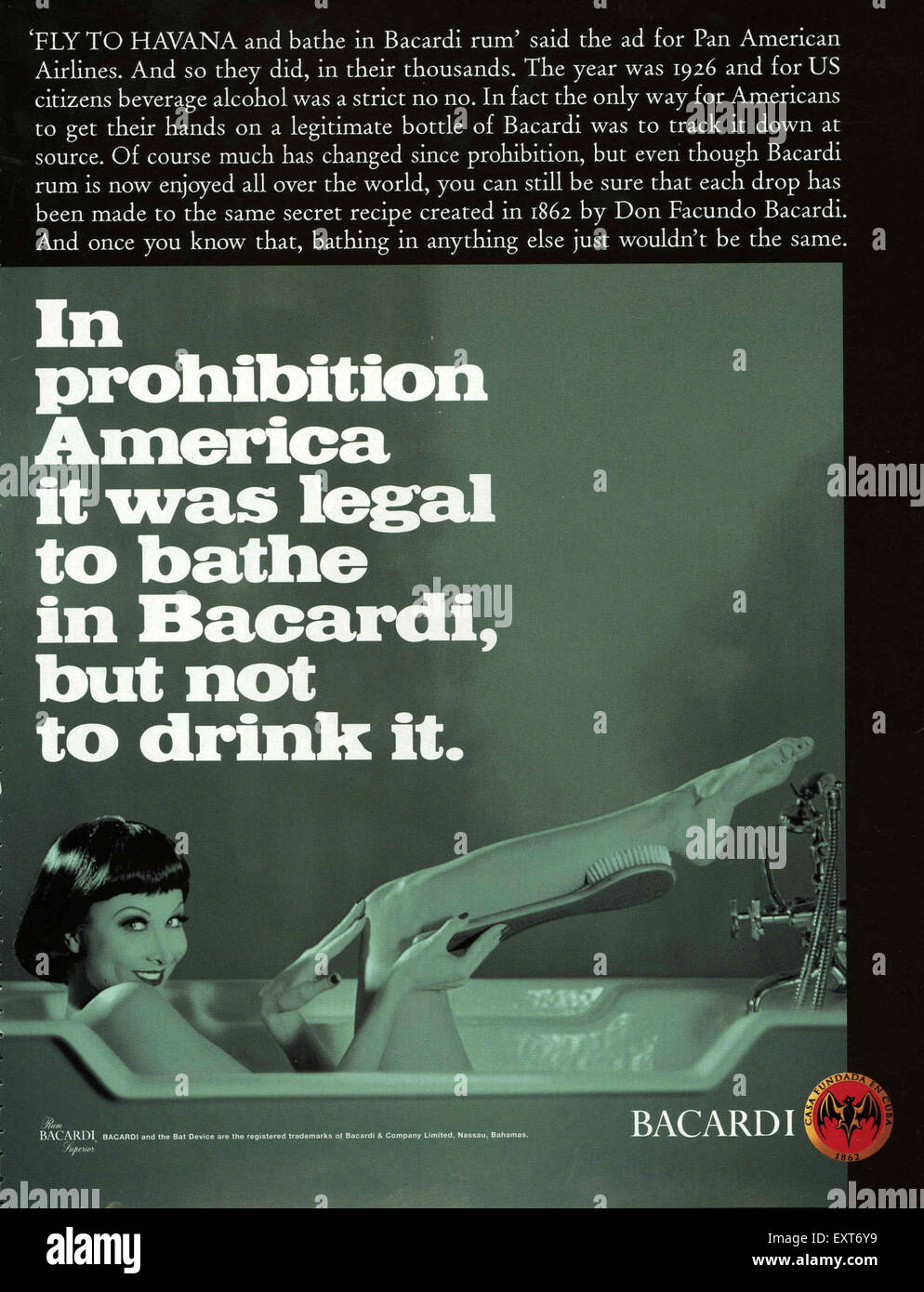 Bacardi Magazine Advert High Resolution Stock Photography and Images ...