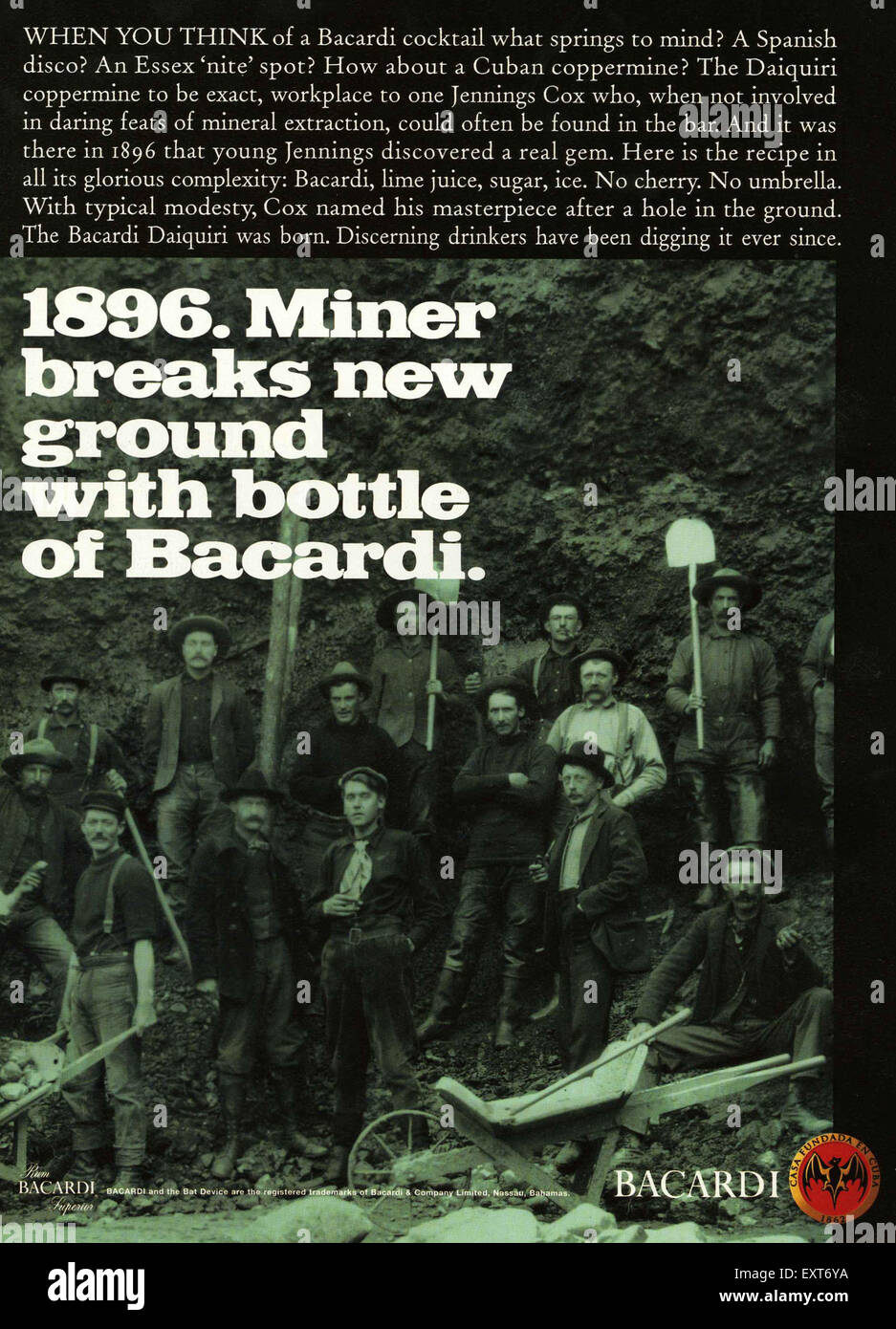 Bacardi Magazine Advert High Resolution Stock Photography and Images ...