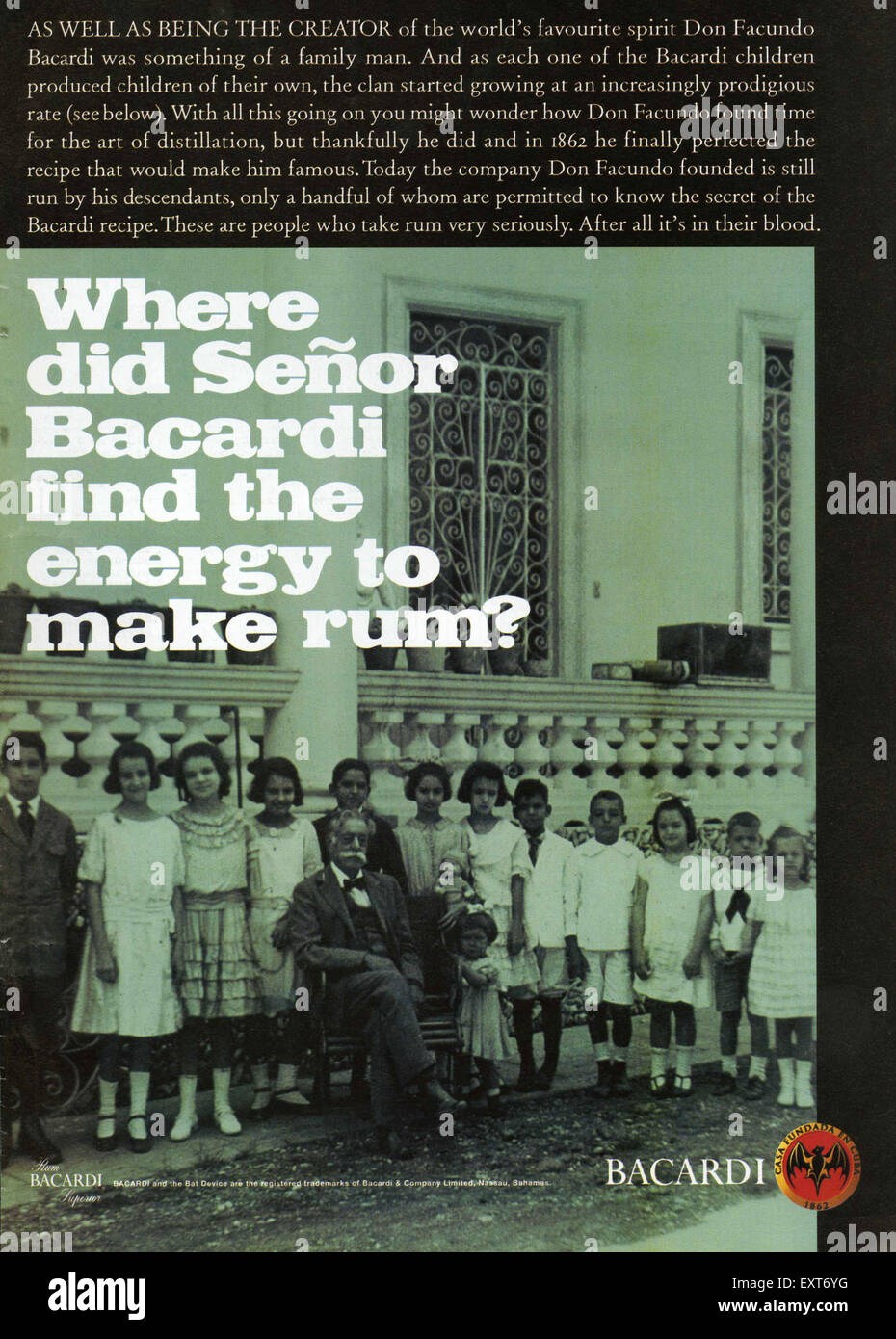 Bacardi Magazine Advert High Resolution Stock Photography and Images ...