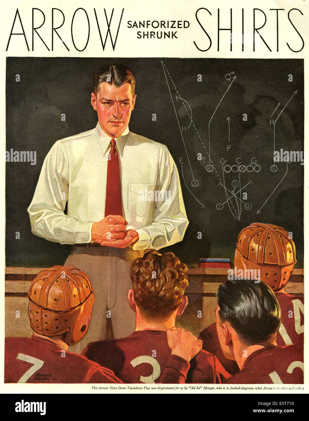 1930s USA Arrow Magazine Advert Stock Photo - Alamy