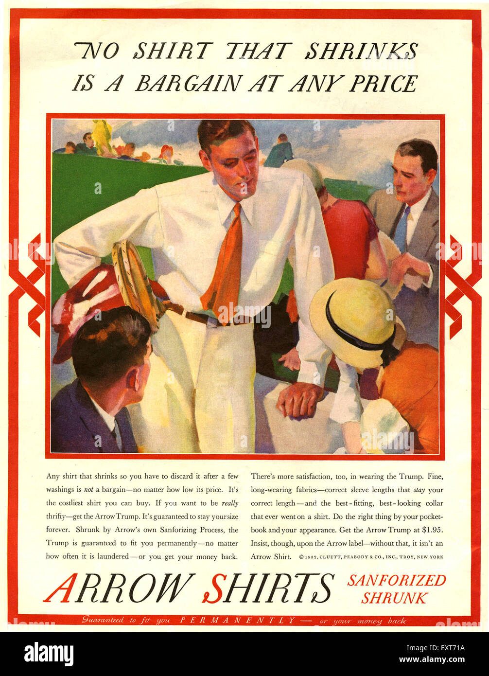 1930s USA Arrow Magazine Advert Stock Photo - Alamy