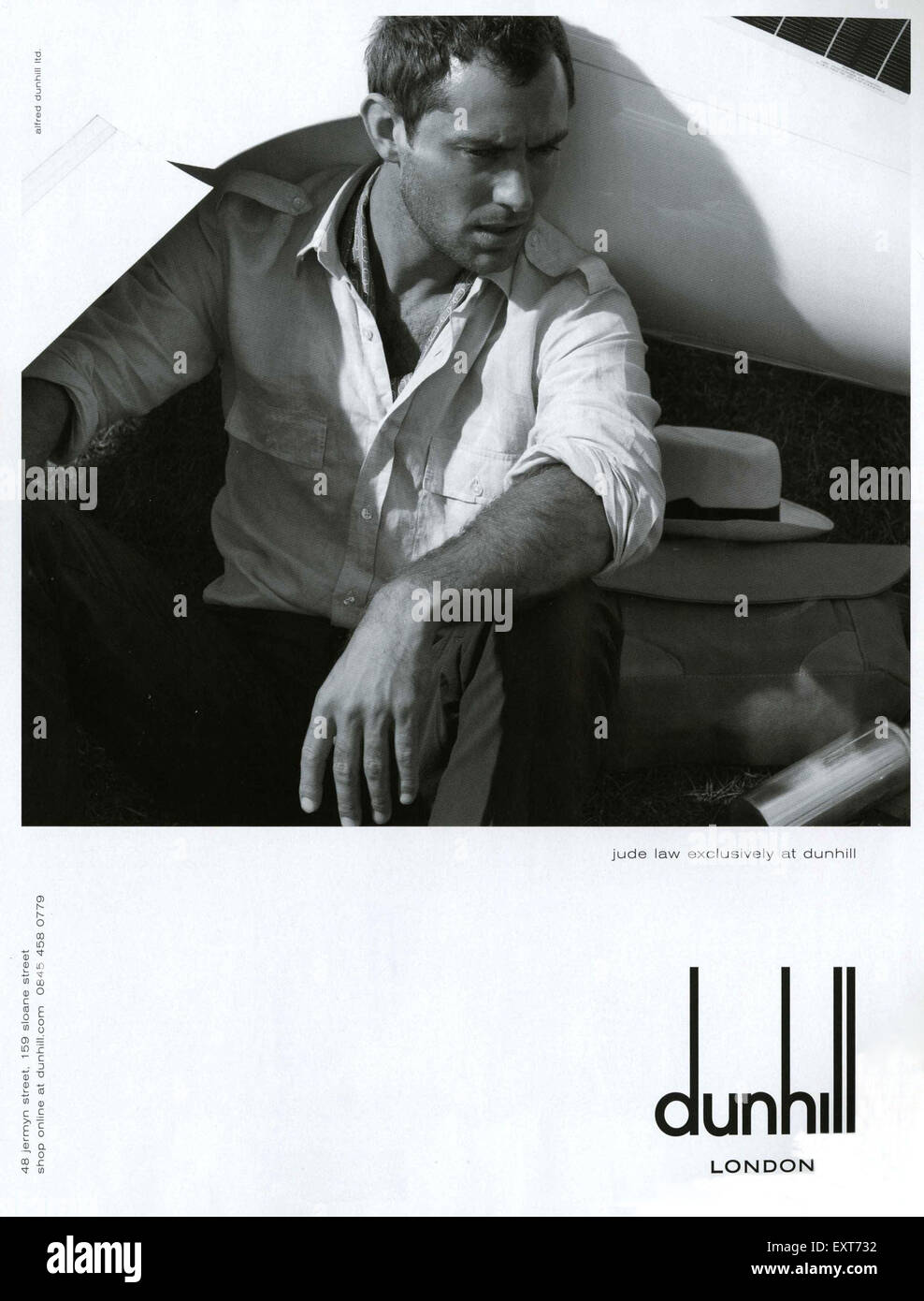 2000s UK Dunhill Magazine Advert Stock Photo - Alamy