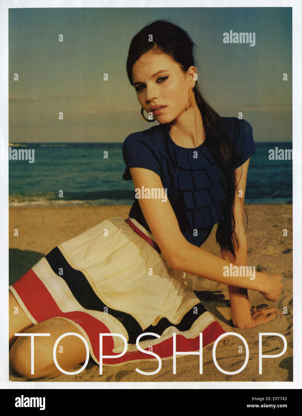 2000s UK Topshop Magazine Advert Stock Photo - Alamy