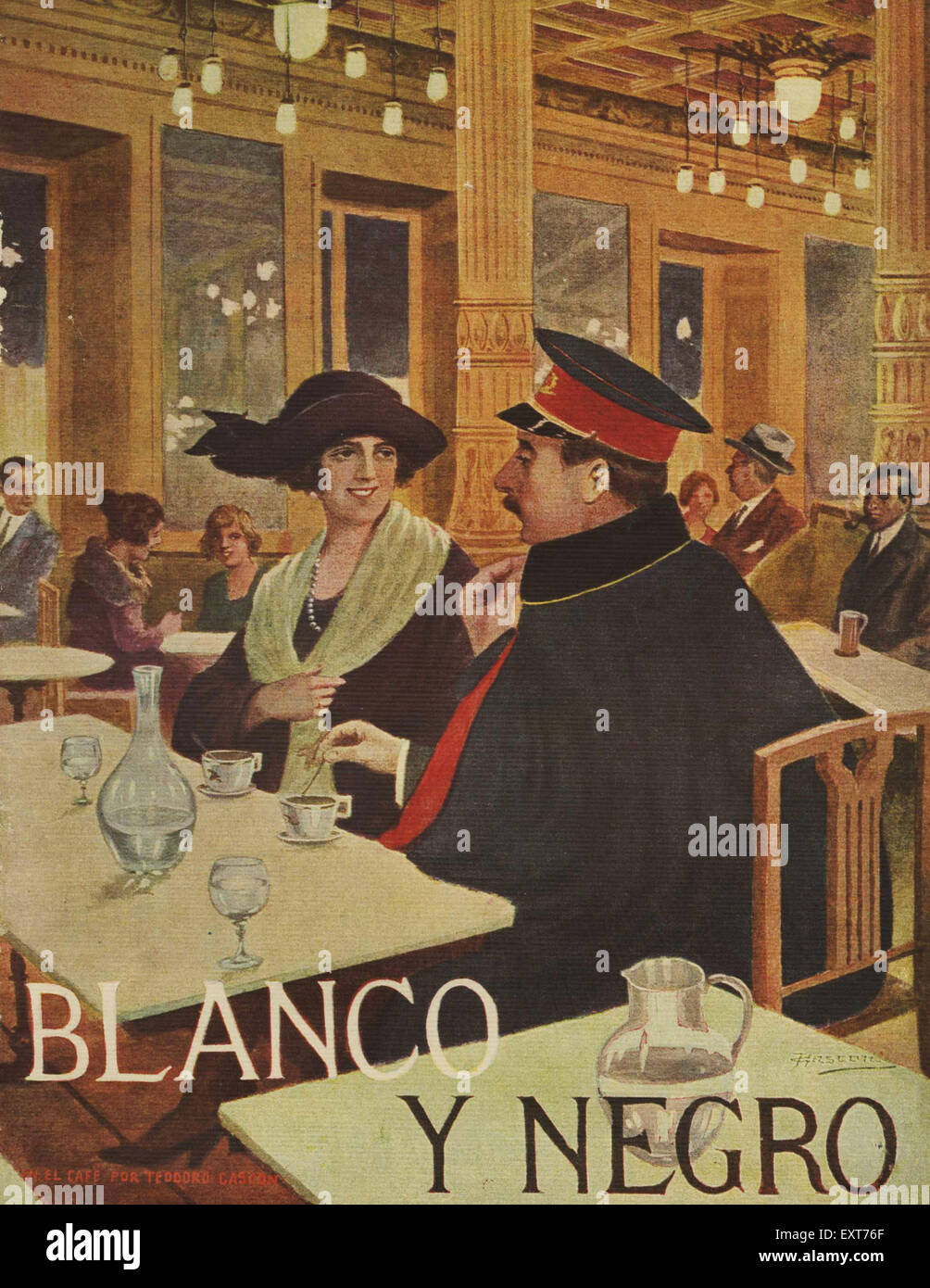 1920s Spain Blanco y Negro Magazine Cover Stock Photo - Alamy