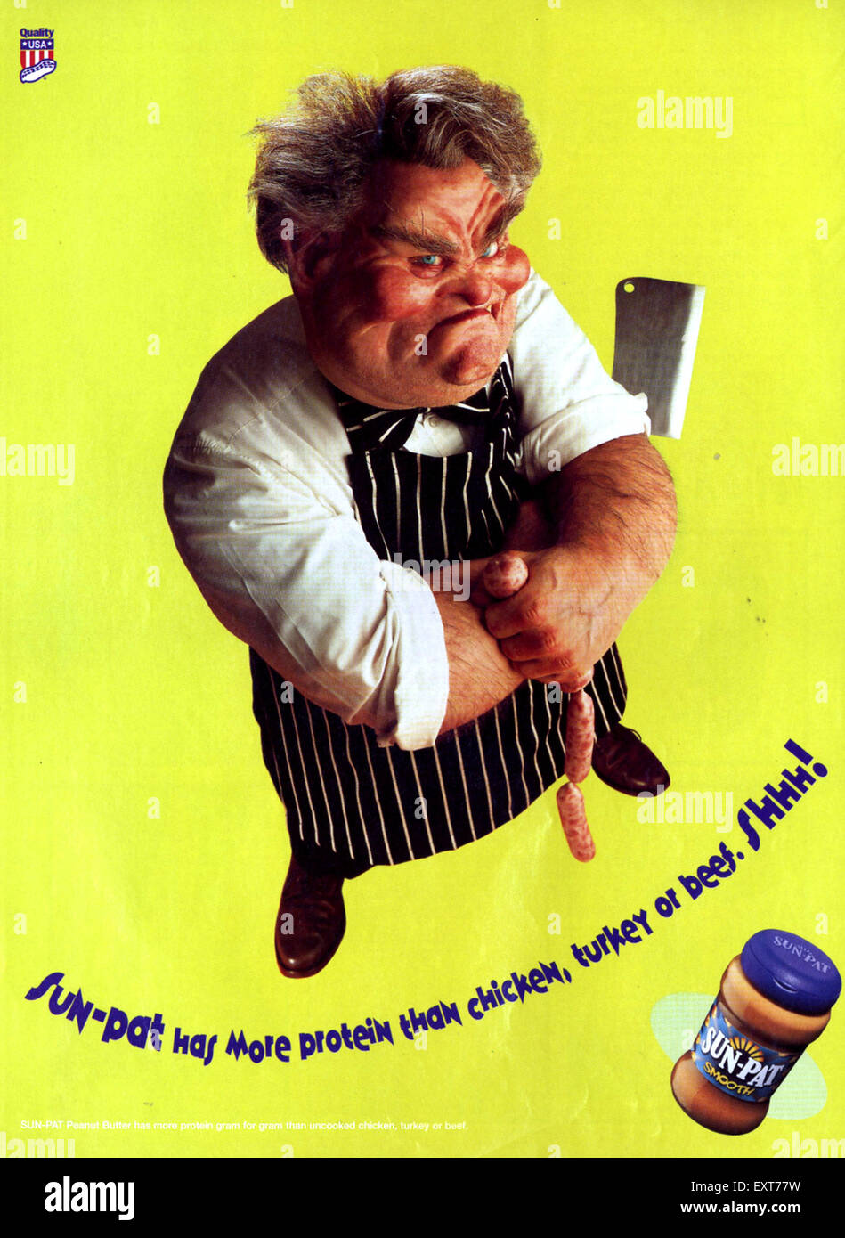 1980s UK Sun-pat Magazine Advert Stock Photo - Alamy