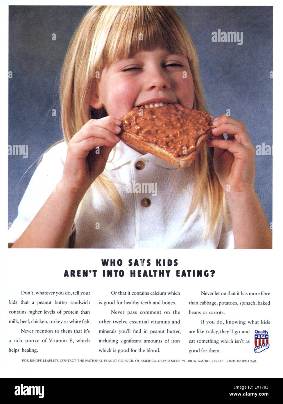 1970s USA Peanuts Magazine Advert Stock Photo - Alamy