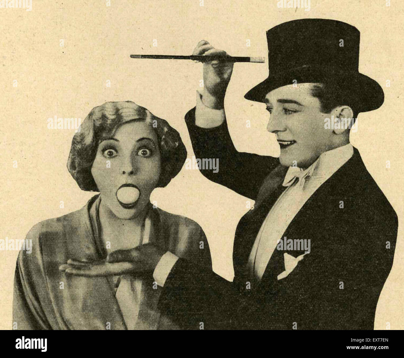 1920s France Magician Magazine Plate Stock Photo - Alamy