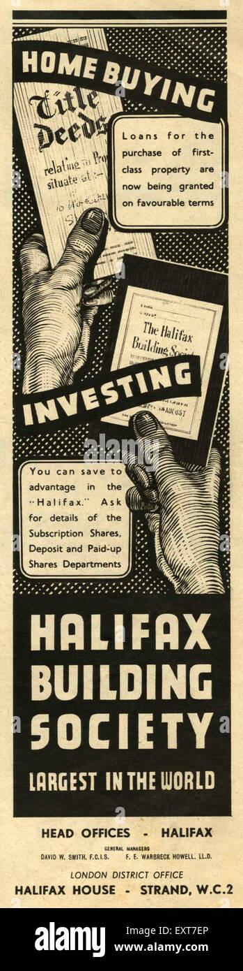 Halifax advert High Resolution Stock Photography and Images - Alamy