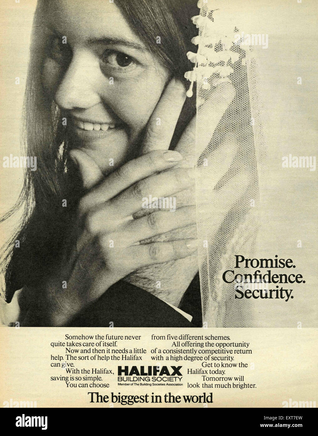1970s UK Halifax Magazine Advert Stock Photo - Alamy