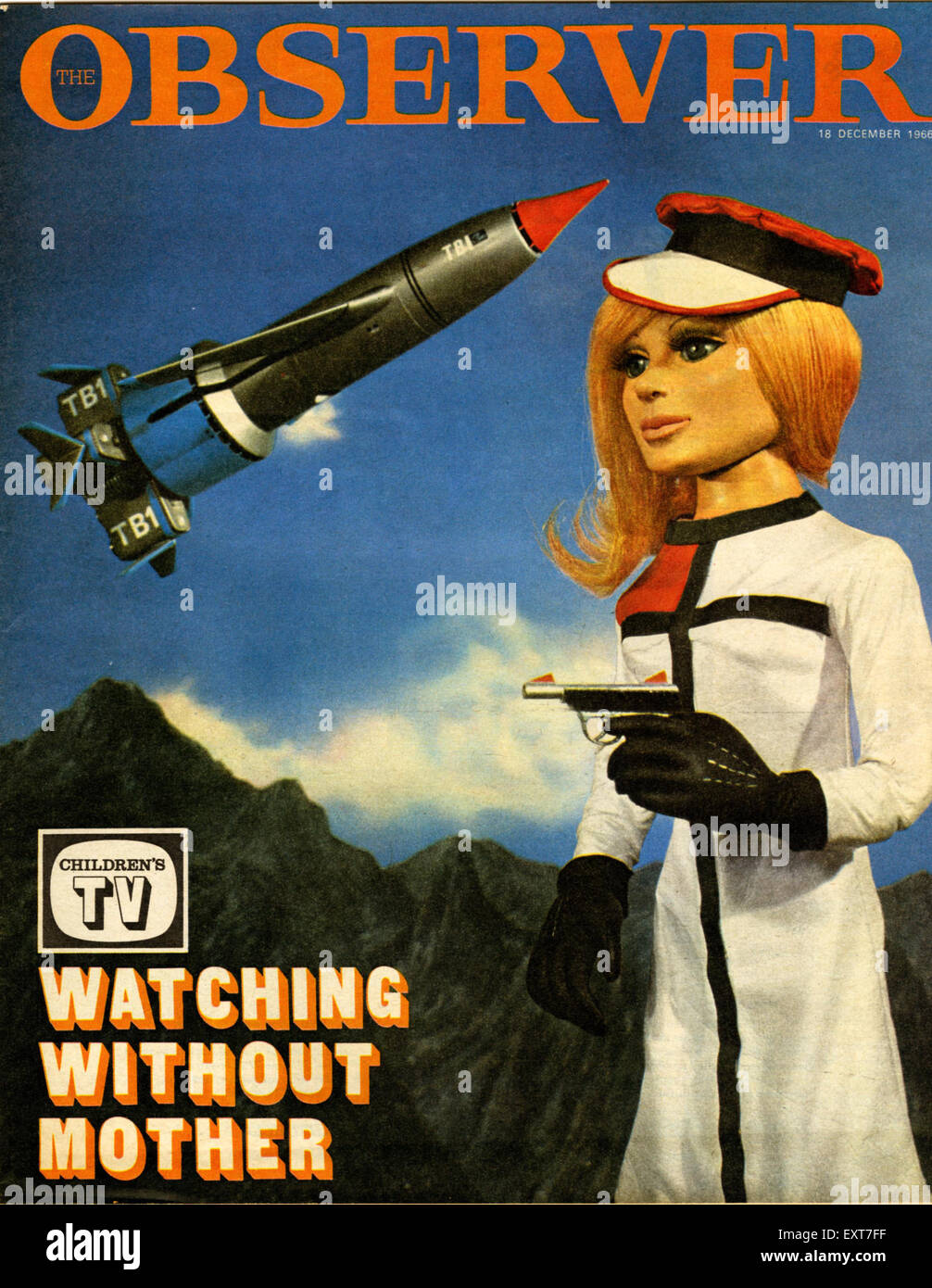 1960s UK The Observer Magazine Cover Stock Photo - Alamy