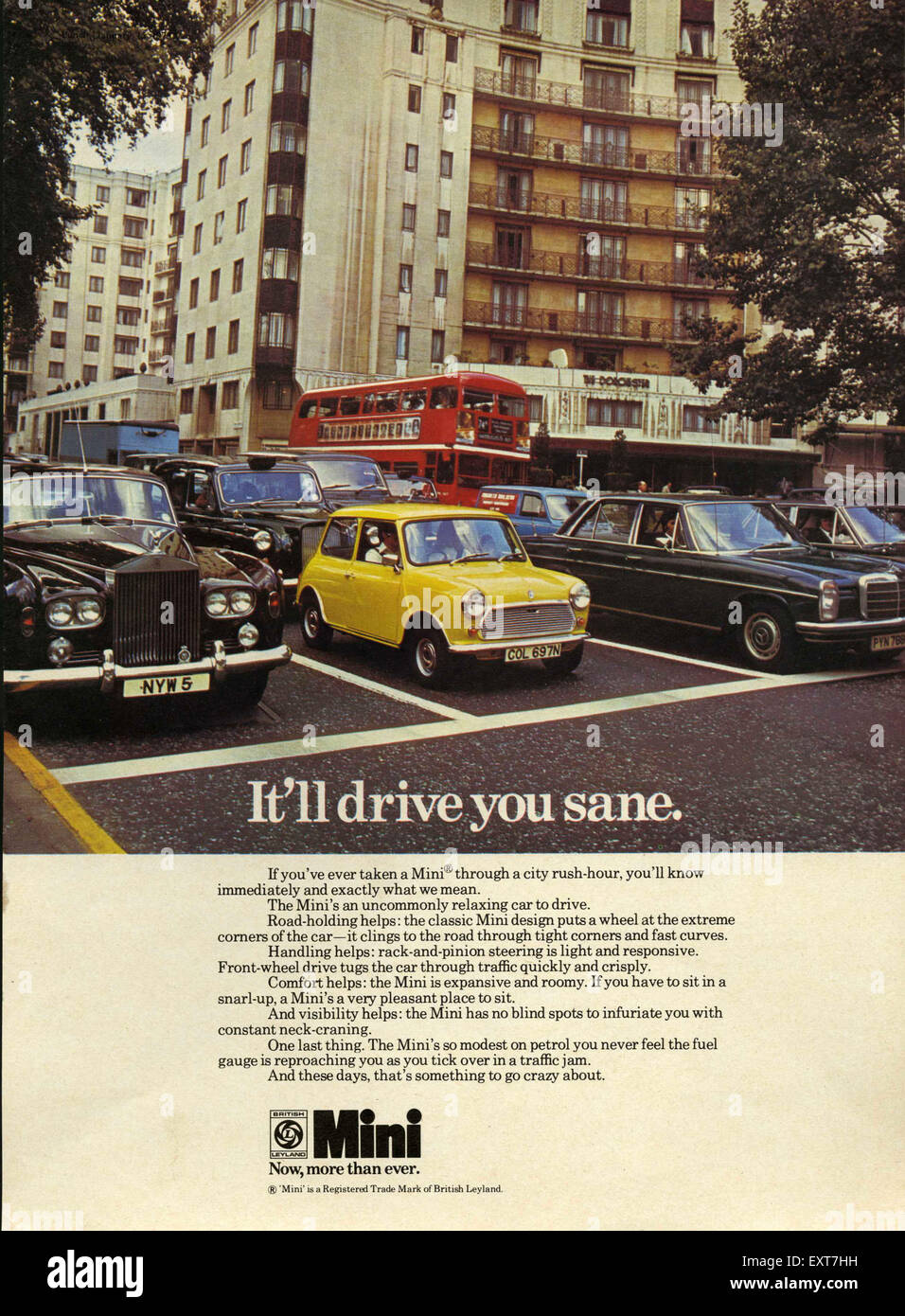 1960s UK Mini Magazine Advert Stock Photo - Alamy