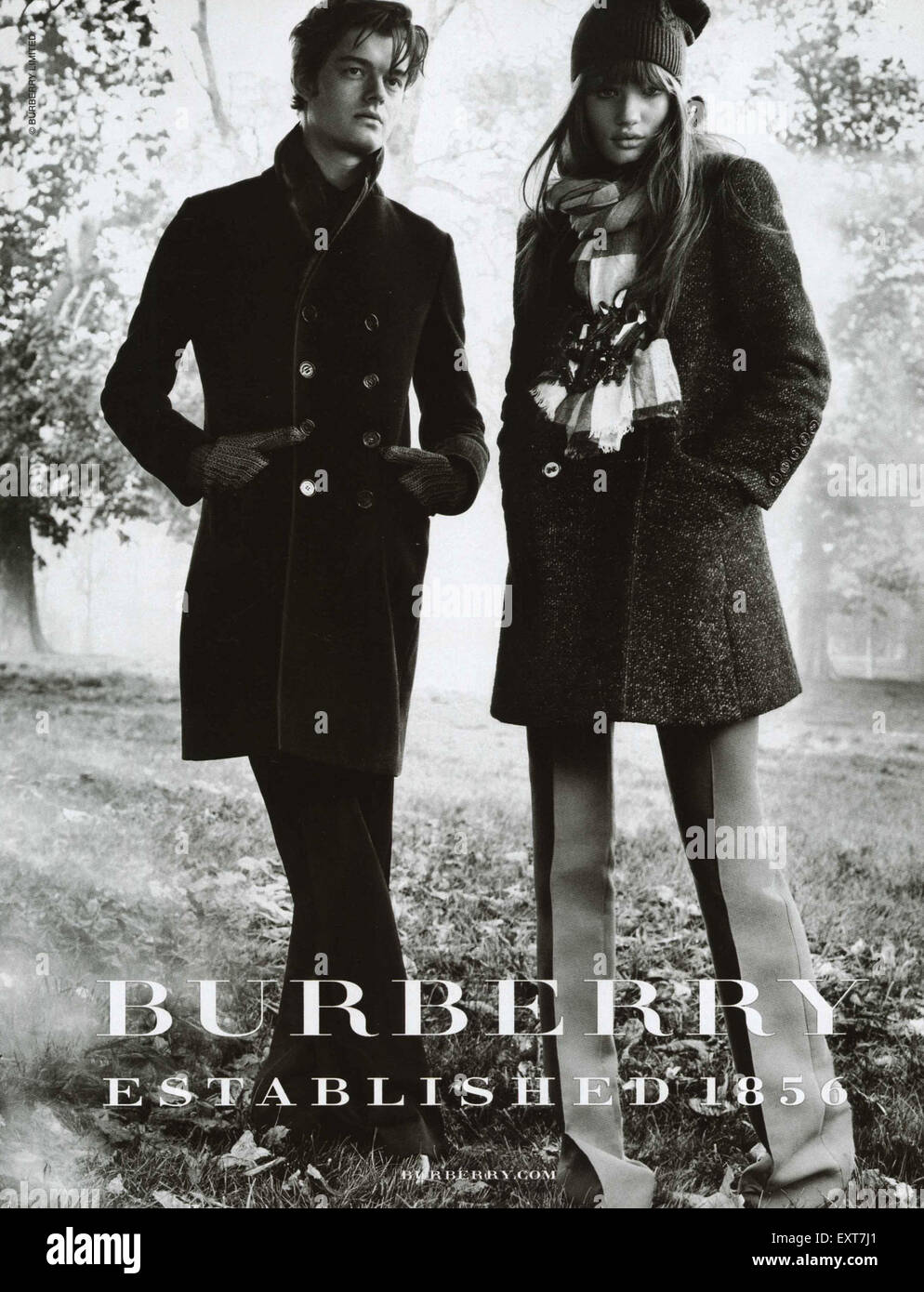 2000s UK Burberry Magazine Advert Stock Photo - Alamy